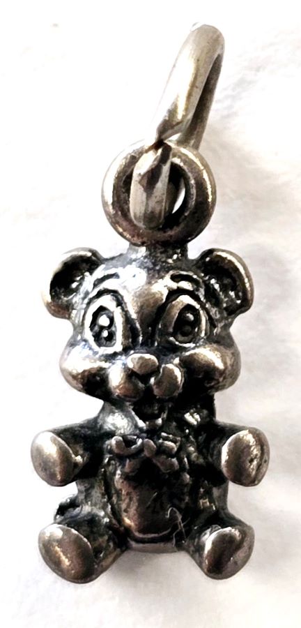 Punch with Judy > Pewter Teddy Bear Charm