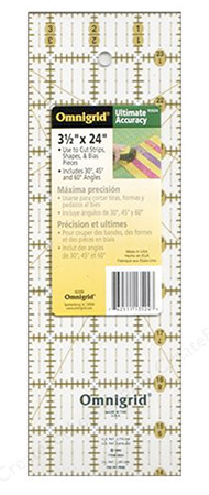 Punch with Judy > Omnigrid 3.5" x 24" Ruler